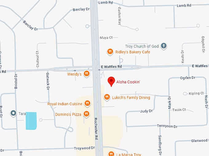 16. aloha cookin' map