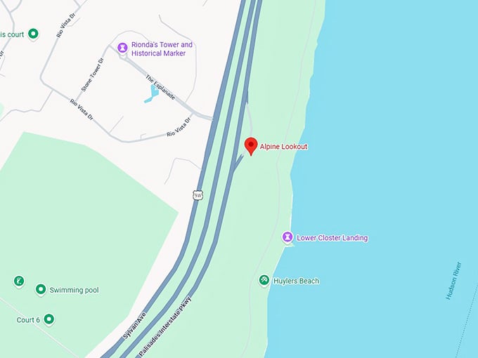 16. alpine lookout map