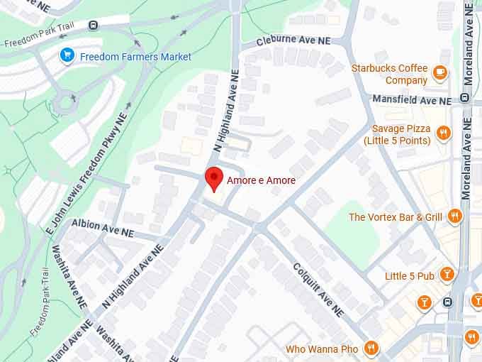 16. amore e amore map