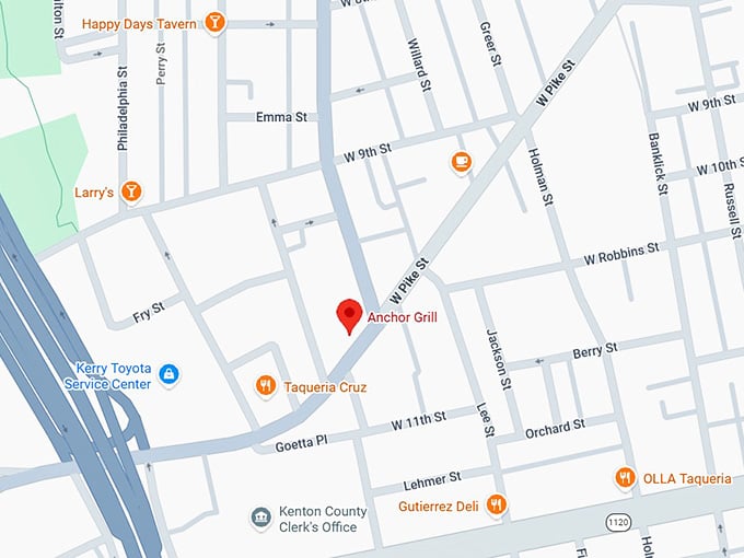 16. anchor grill map