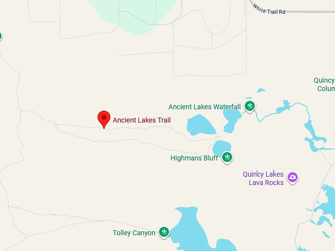 16. ancient lakes trail map