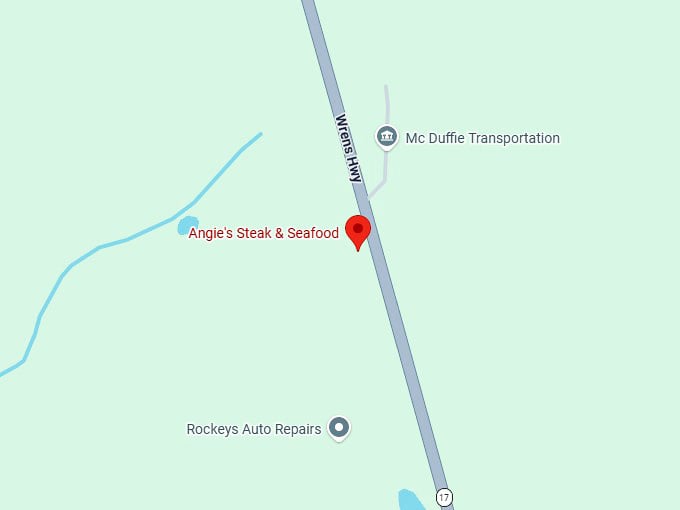 16. angie's steak & seafood map