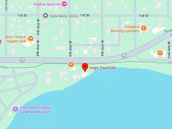 16. angry trout cafe map