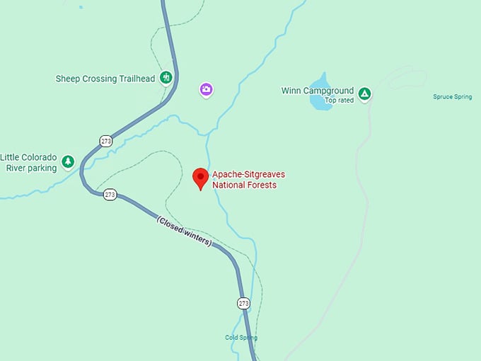 16. apache sitgreaves national forests map