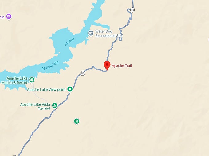 16. apache trail map
