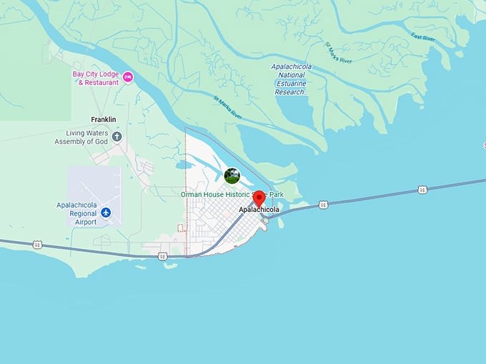 16. apalachicola map