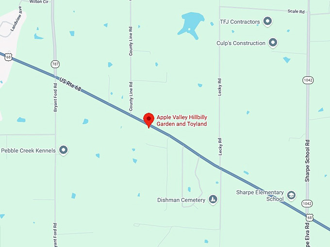 16. apple valley hillbilly garden and toyland map