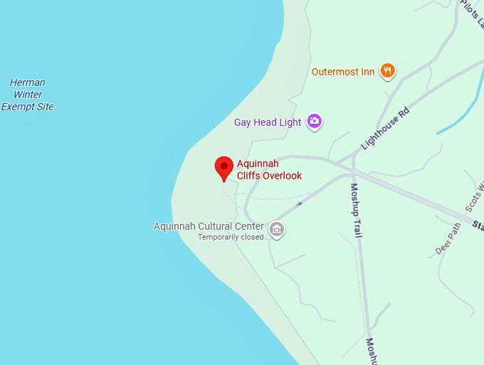 aquinnah cliffs overlook map