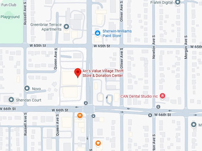 16. arc's value village thrift store & donation center map