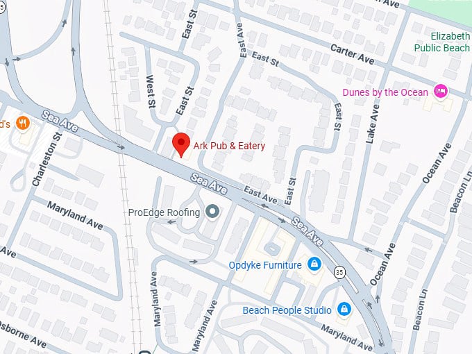 16. ark pub & eatery map