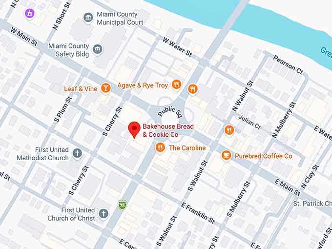 bakehouse bread & cookie co. map