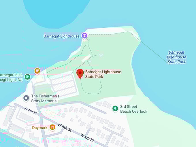16. barnegat lighthouse state park map
