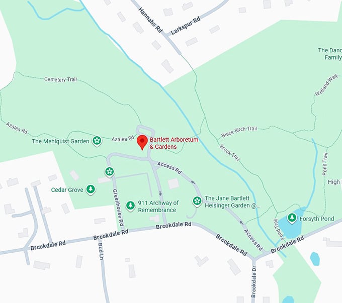 16. bartlett arboretum map