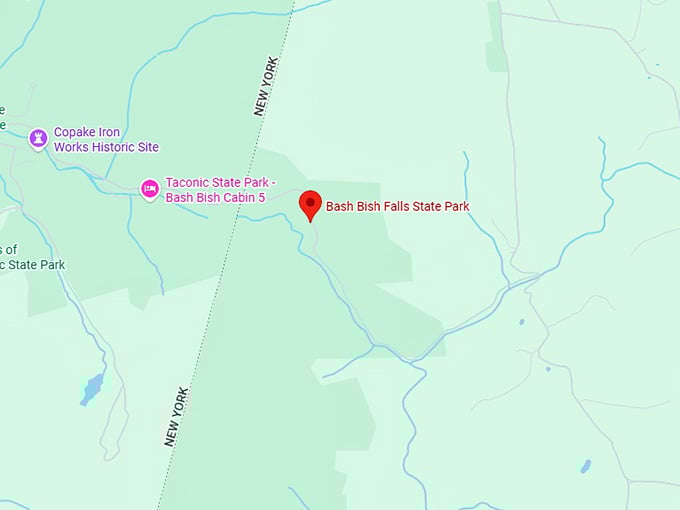 16. bash bish falls state park map