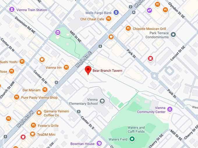 16. bear branch tavern map