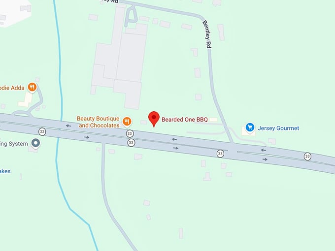 16. bearded one bbq map