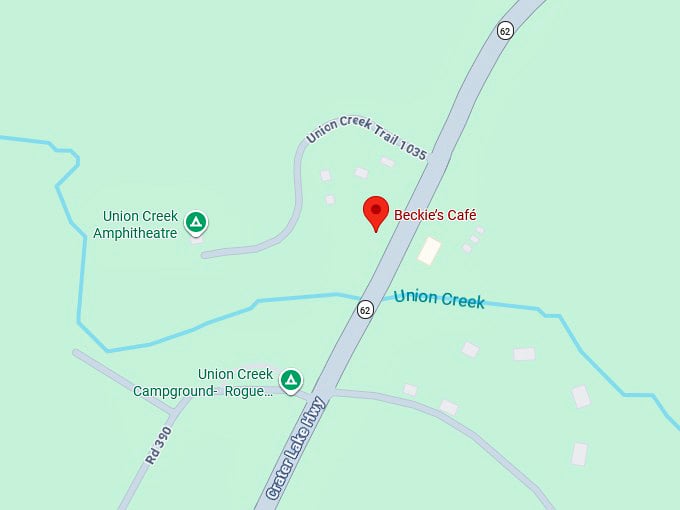 16. beckie&rsquo;s caf&eacute; map