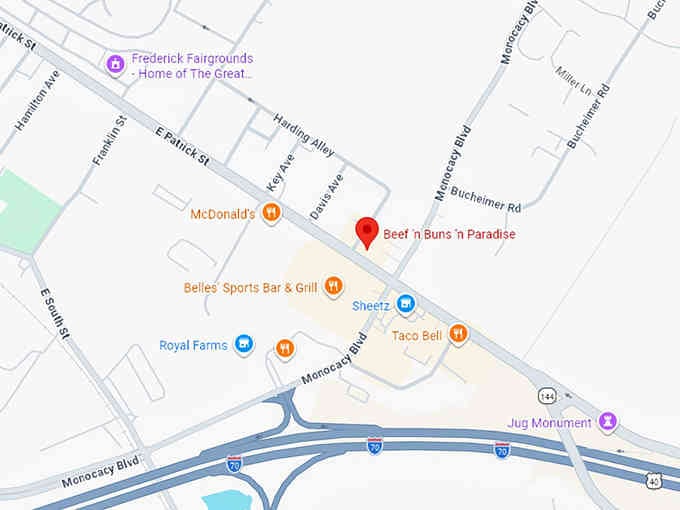 16. beef 'n buns 'n paradise map