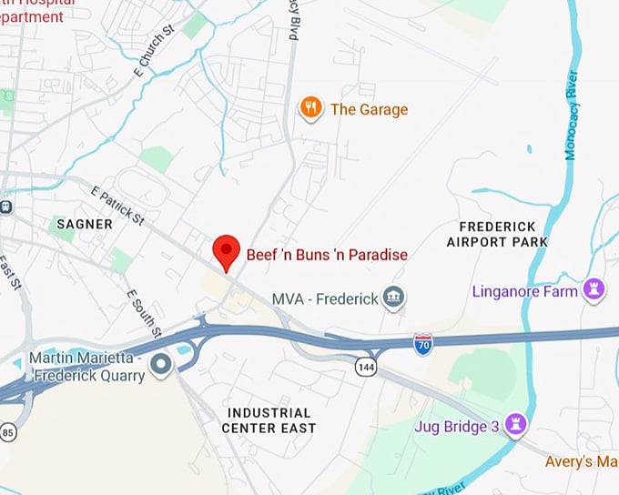 16. beef 'n buns 'n paradise map