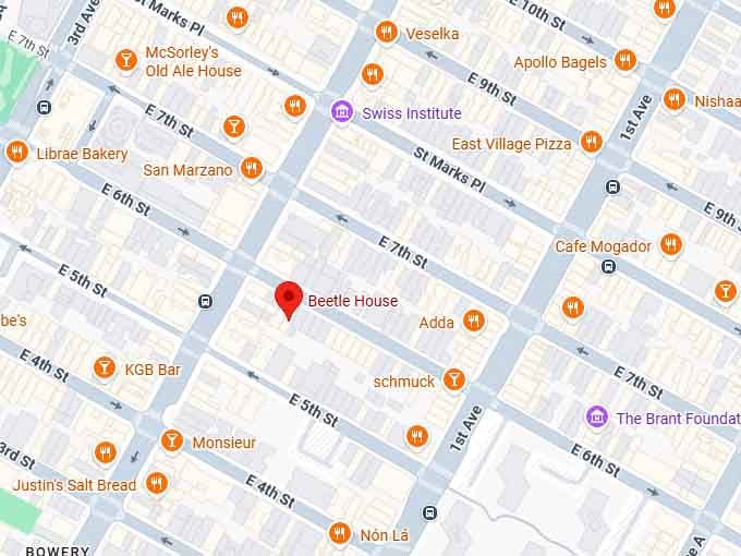 16. beetle house map