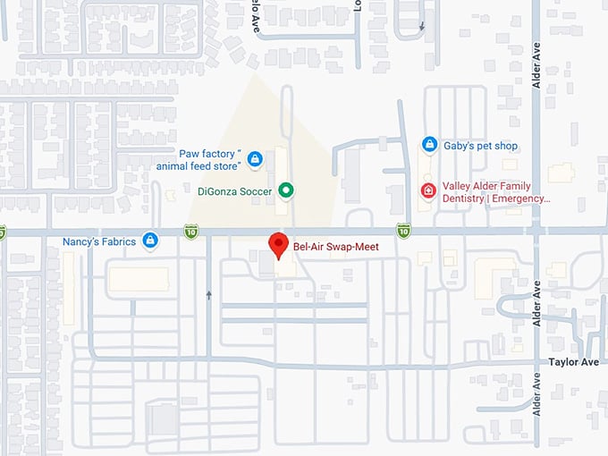 16. bel air swap meet map
