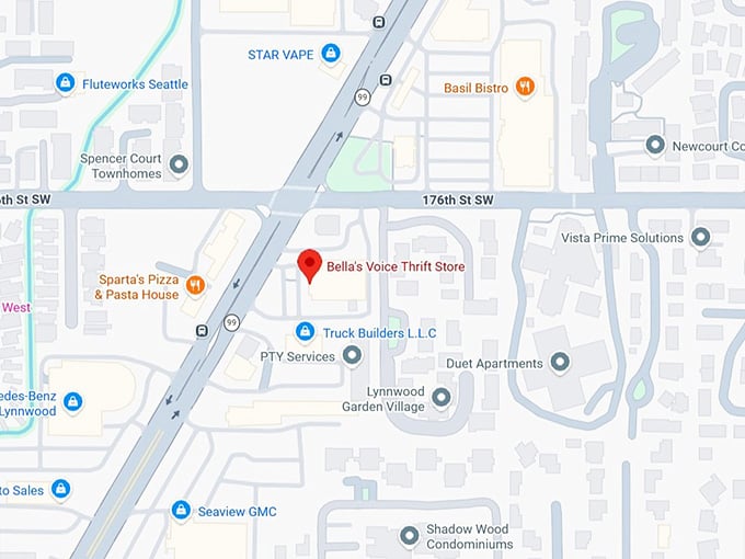 16. bella's voice thrift store map