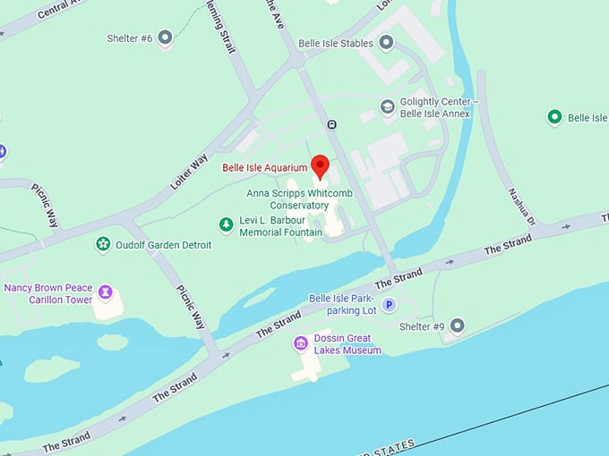 16. belle isle aquarium map