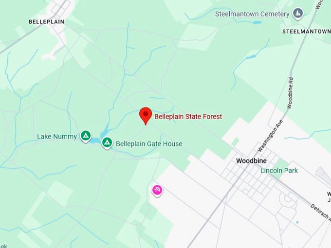 16. belleplain state forest map
