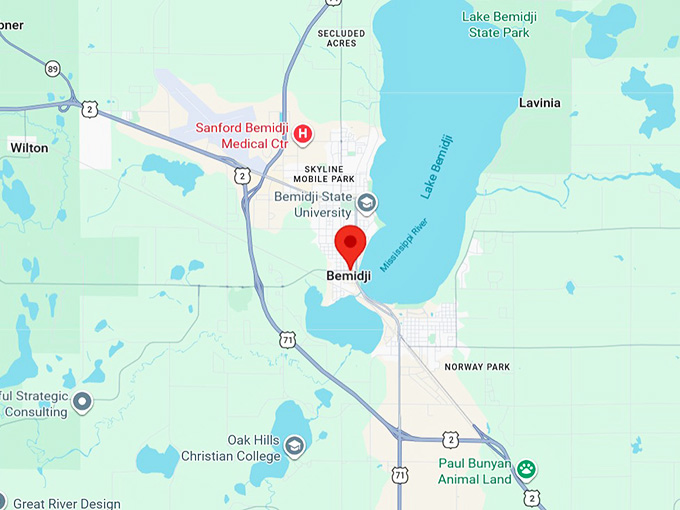 16. bemidji mn map