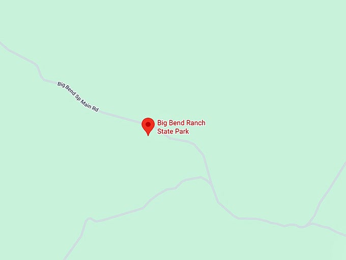 16. big bend ranch state park map