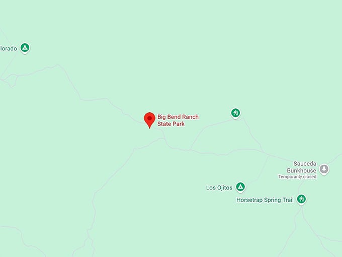 16. big bend ranch state park map