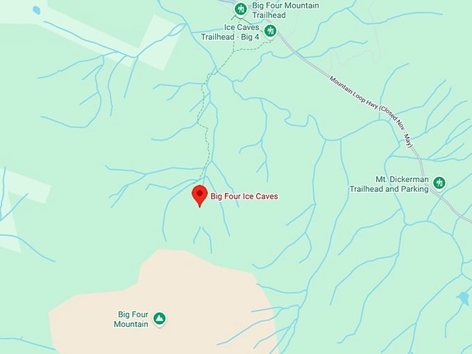 16. big four ice caves trail map