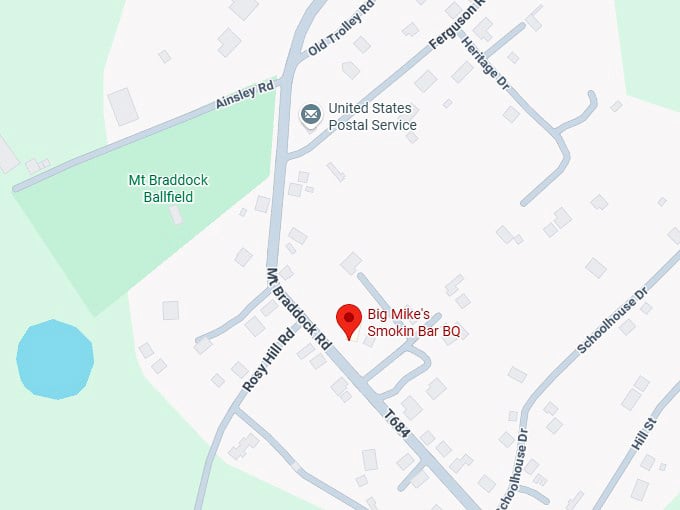 16. big mike's smokin bar b q map