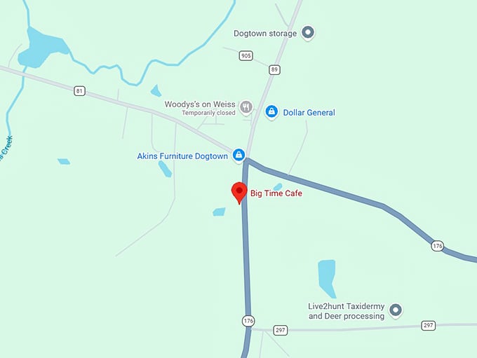 16. big time cafe map