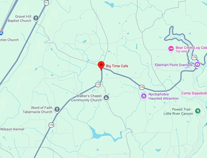 16. big time cafe map