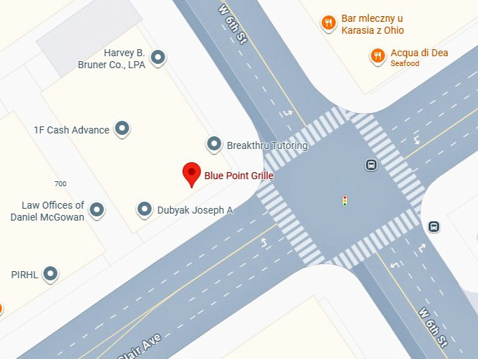 16. blue point grille's map