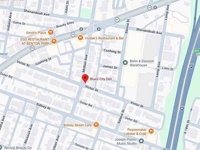 16. blues city deli map