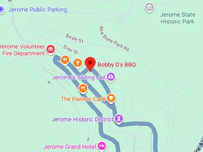 16. bobby d’s bbq map