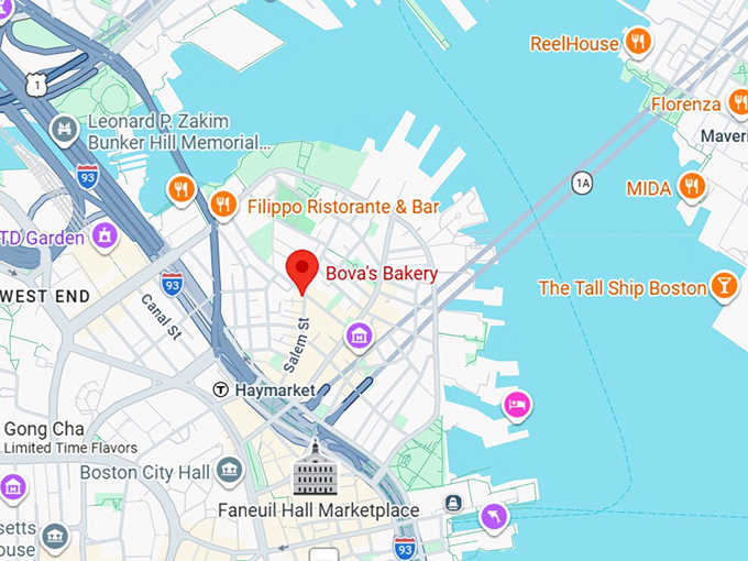 16. bova&rsquo;s bakery map