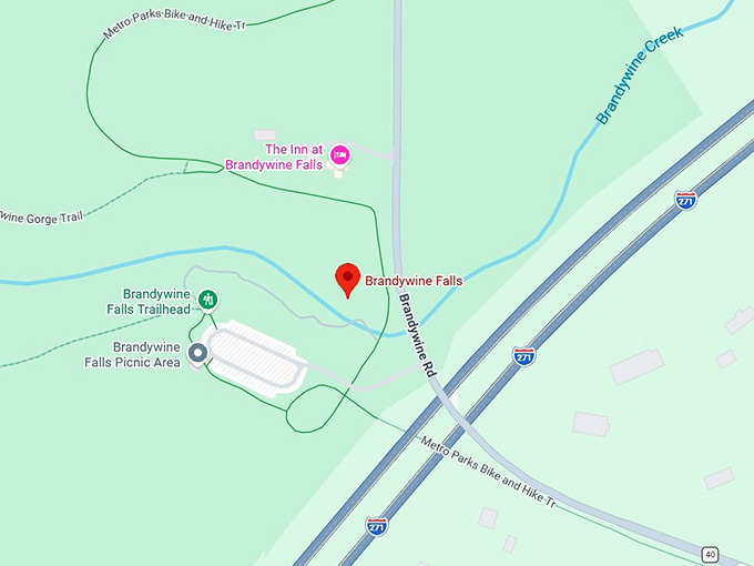16. brandywine falls map