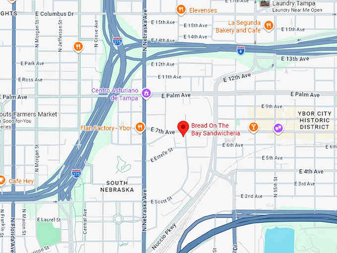 16. bread on the bay sandwicheria map