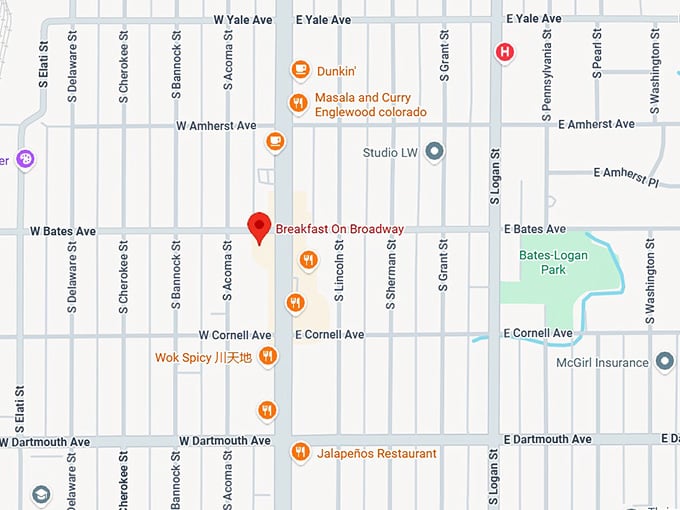 16. breakfast on broadway map