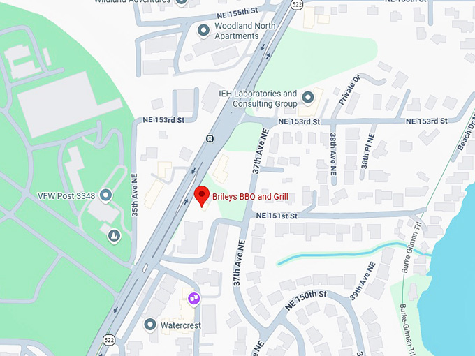 16. brileys bbq and grill map