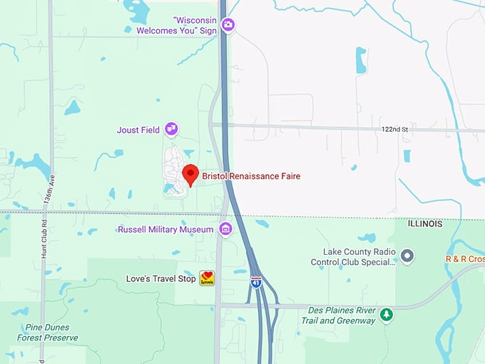 16. bristol renaissance faire map