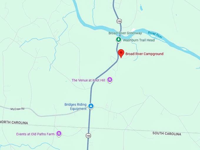 16. broad river campground map