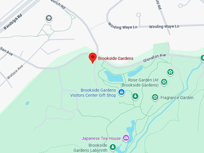 16. brookside gardens map