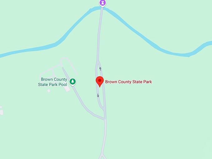 16. brown county state park map