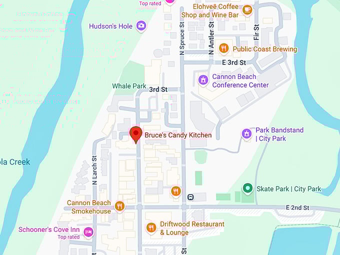 16. bruce's candy kitchen map