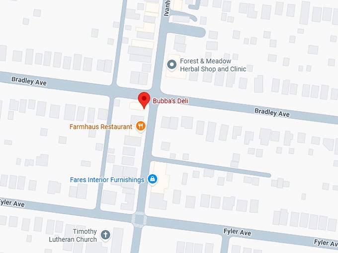 16. bubba&rsquo;s deli map