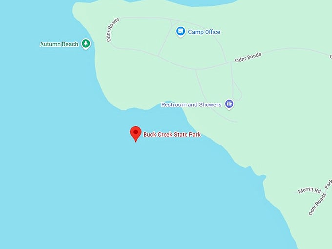 16. buck creek state park map